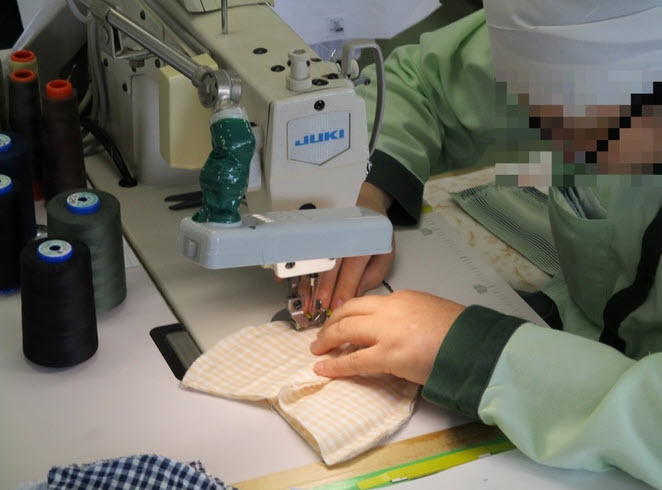 Prisoners lending hands in mask production amid coronavirus outbreak